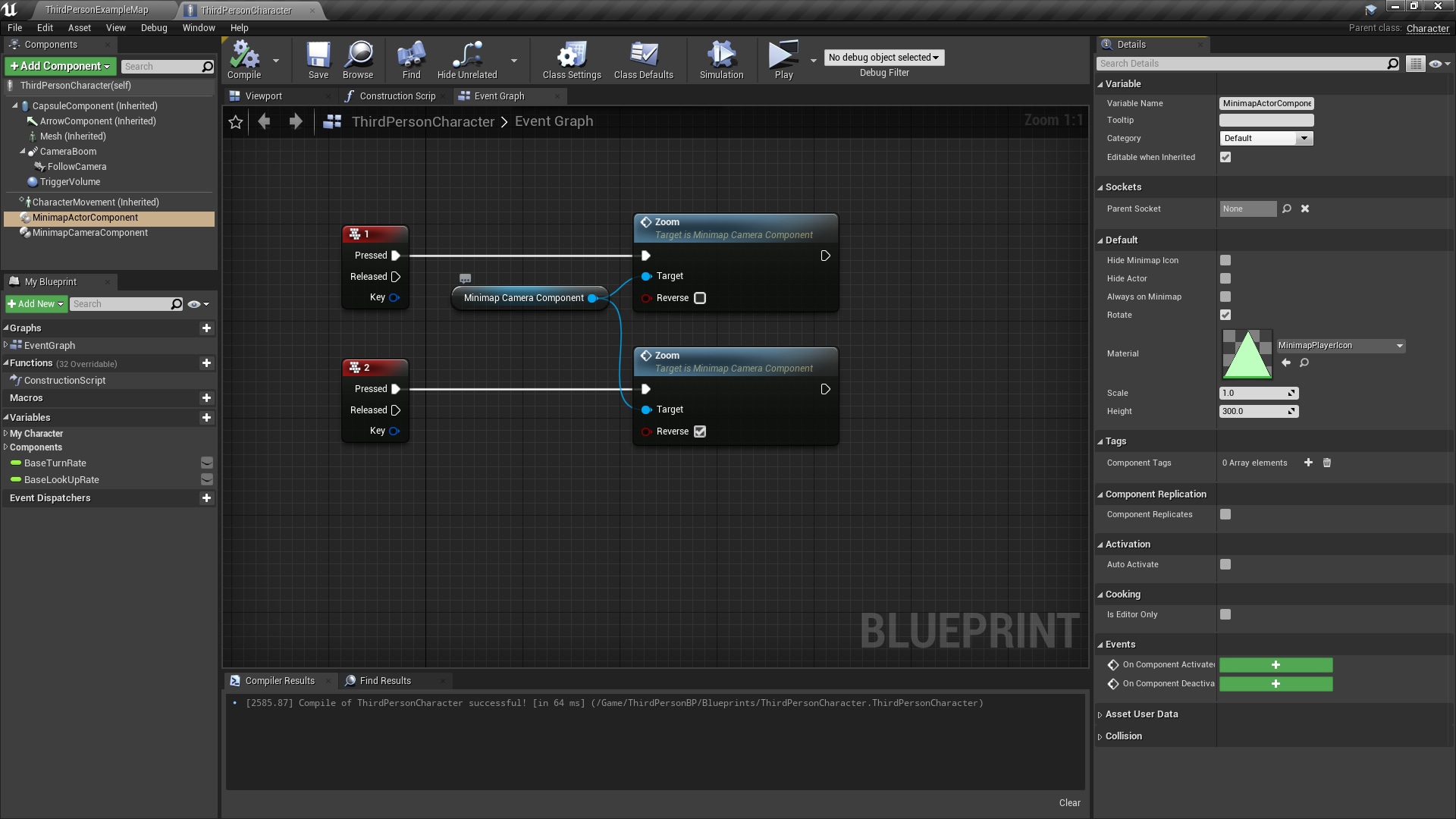 Minimalistic Minimap in Blueprints - UE Marketplace